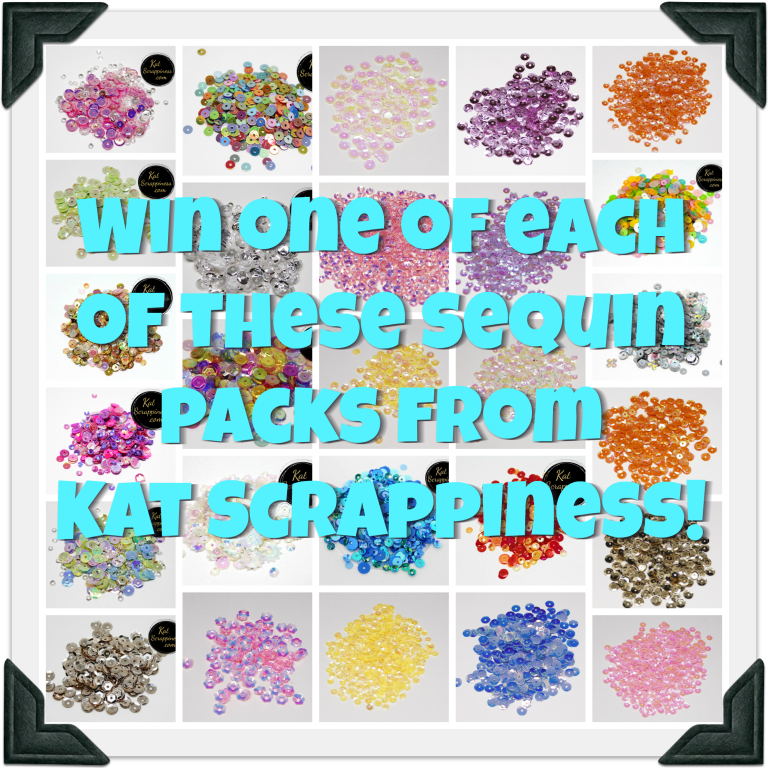 Huge Sequin Giveaway! – Kat’s Card Challenge! - Kat's Adventures in ...