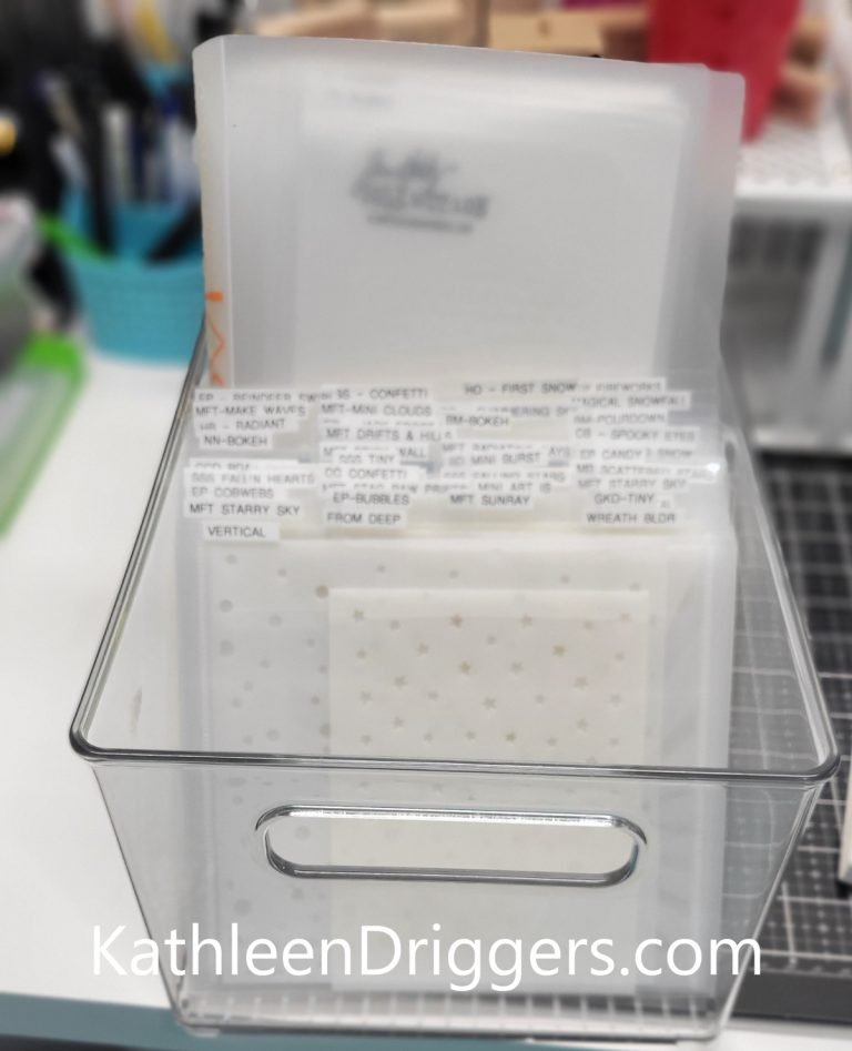 Stencil Storage - Kat's Adventures in Paper Crafting...